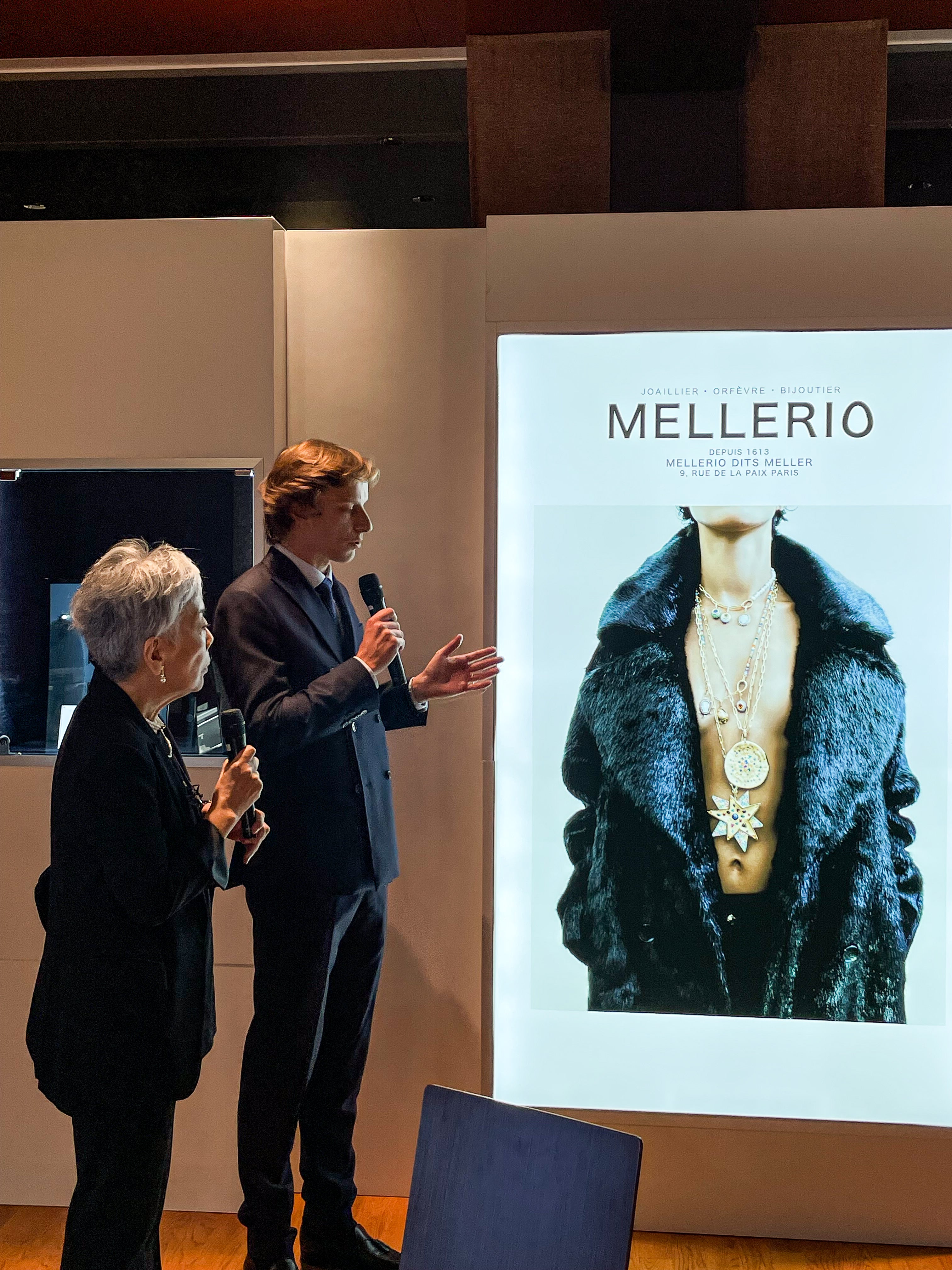 メゾン メレリオ、「メレリオ ミーツ ヴァルディゼール」発表会をフランス大使公邸で開催 – Mellerio Japan
